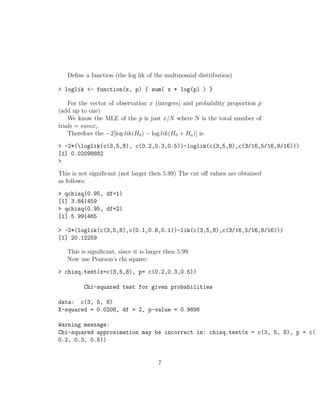 MLE Example PDF Physics Science