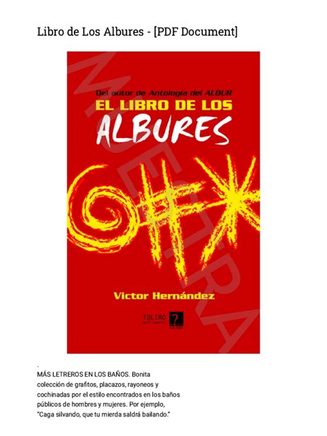 Libro De Los Albures Pdf Document Pdf Alimentos