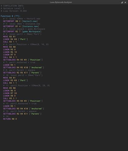 Lba Luau Bytecode Analyzer Plugin Community Resources Developer