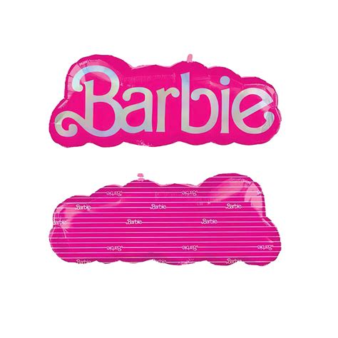 Фолиев балон - Barbie надпис | Парти Маркет