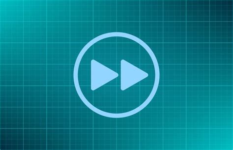 버튼 기호를 뒤집어 파란색 배경에 터 일러스트레이션 Eps 10 프리미엄 벡터