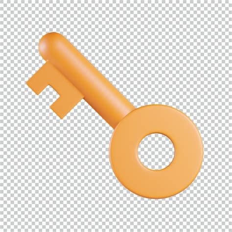 Premium Psd Key 3d Icon