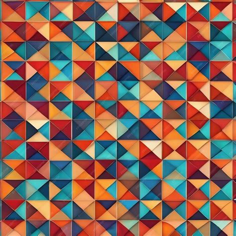 Premium Photo Seamless Abstract Patterns Background Of Rhombus And Triangle Patterns Star