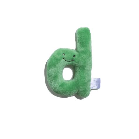 Alphapals™ 6 Mini Lowercase Plush Letter D