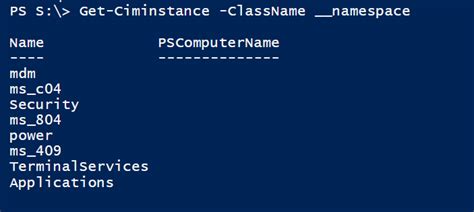 Friday Fun Listing Wmi Namespaces The Lonely Administrator