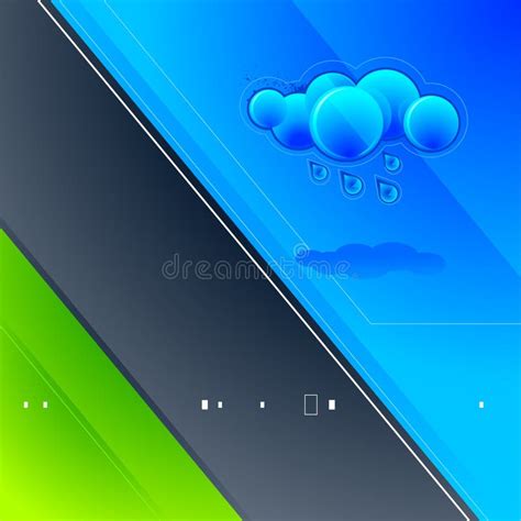 High Tech Landscape Stock Vector Illustration Of Green 10825501