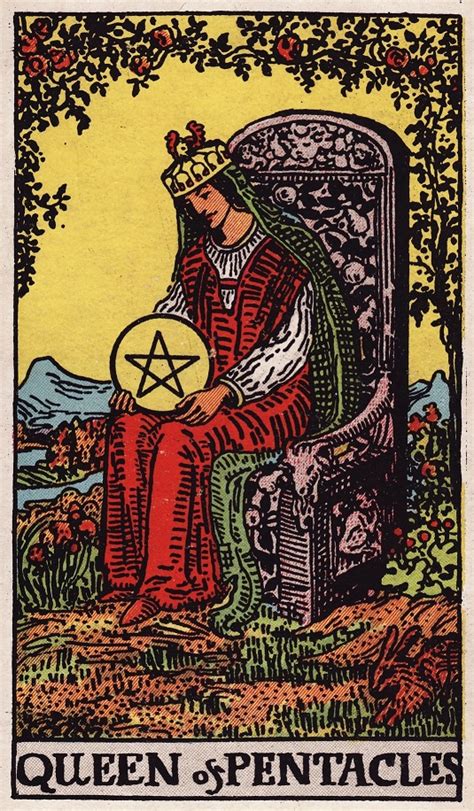 Nine Of Wands Reversed And Queen Of Pentacles Tarot Cards Together