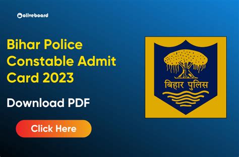 Bihar Police Constable Admit Card 2023 To Be Release Soon