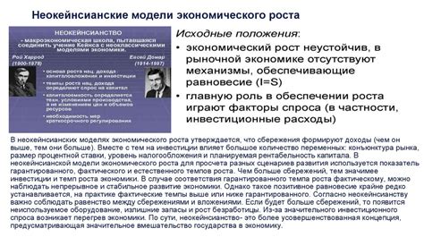 Модели экономического роста Экономика презентация онлайн