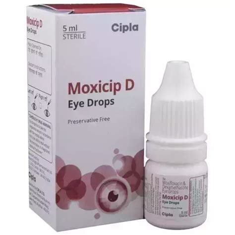 Moxicip D Eye Drops Effective Treatment For Eye Infections