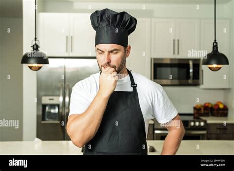 Man Chef Cooker Baker Millennial Male Chef In Chefs Uniform Chef Man