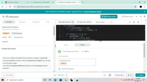 Scaler Solved Palindrome Numbers Problem Krishna Ganeshan Posted On