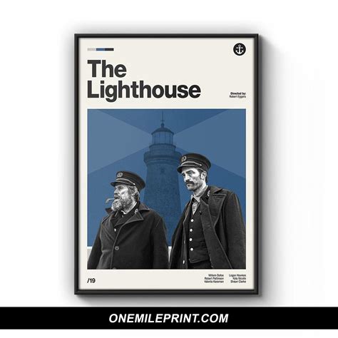 Retro Modern The Lighthouse Movie Poster