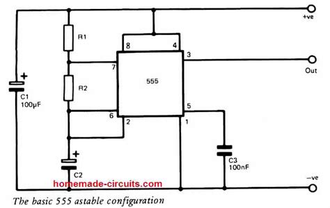 5 Best Ic 555 Oscillator Circuits Explored Homemade Circuit Projects