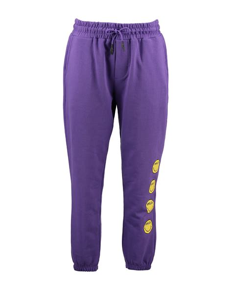 Riachuelo Calça de Moletom Masculina Jogger Smiley Originals Roxo Violeta Riachuelo