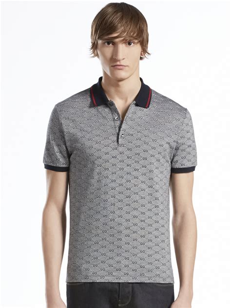 Lyst Gucci Gg Polo In Black For Men