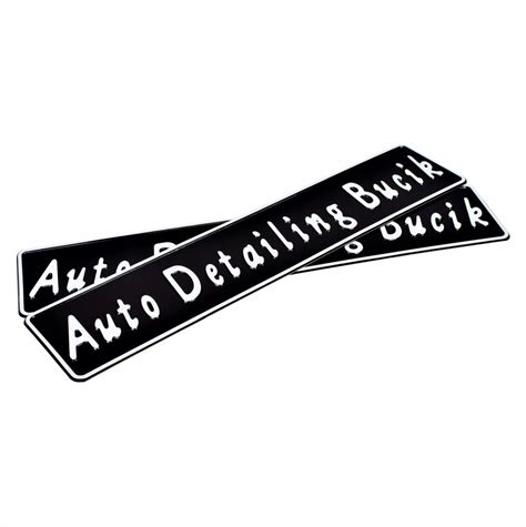 Tablice aluminiowe kolekcjonerskie AUTODETAILING za 150 zł z Zgorzelec