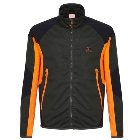 Softshell Homme Zotta Forest Tucson Kaki Orange