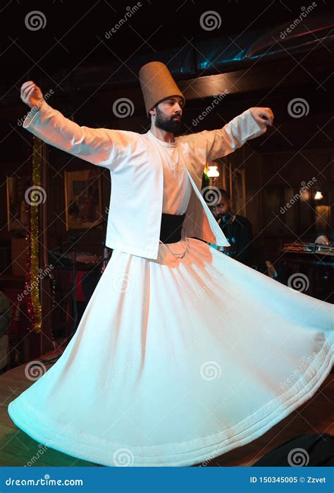 Whirling Dervish Dance In Istanbul Turkey Editorial Image Image Of Heritage Gesture