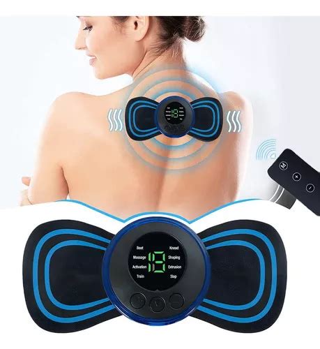 Mini Massageador Elétrico Com Adesivo De Massagem Inteligente Cor