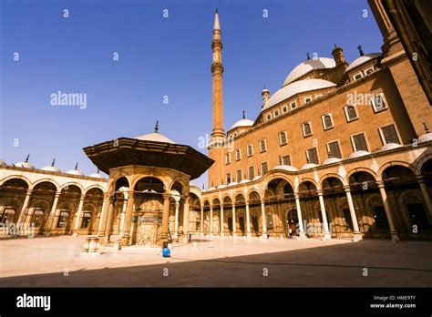Innenansicht Der Moschee Von Muhammad Ali Fotos Und Bildmaterial In