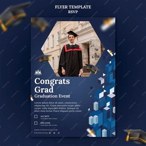 그라데이션 Rsvp 템플릿 디자인 무료 Psd 파일