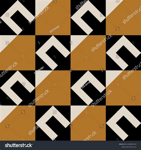 Seamless Abstract Geometric Pattern Vector Illustration Stock Vector Royalty Free 2190857233