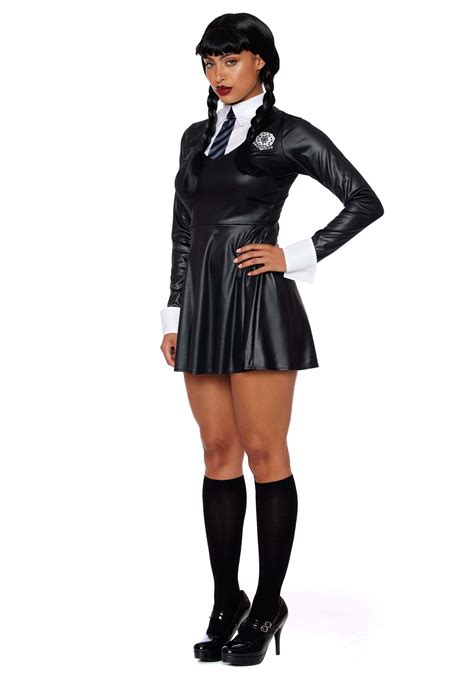Gothic Academy School Girl Womens Costume Dress Sexy Costumes