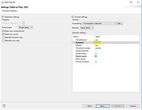 Idées Dbeaver Export Csv Delimiter