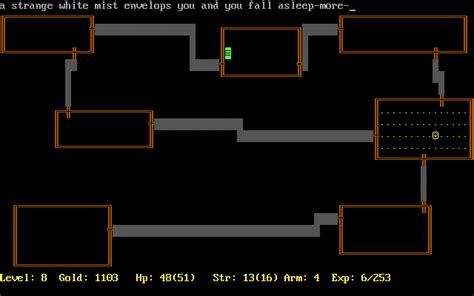 Screenshot Of Rogue Clone Dos 1986 Mobygames