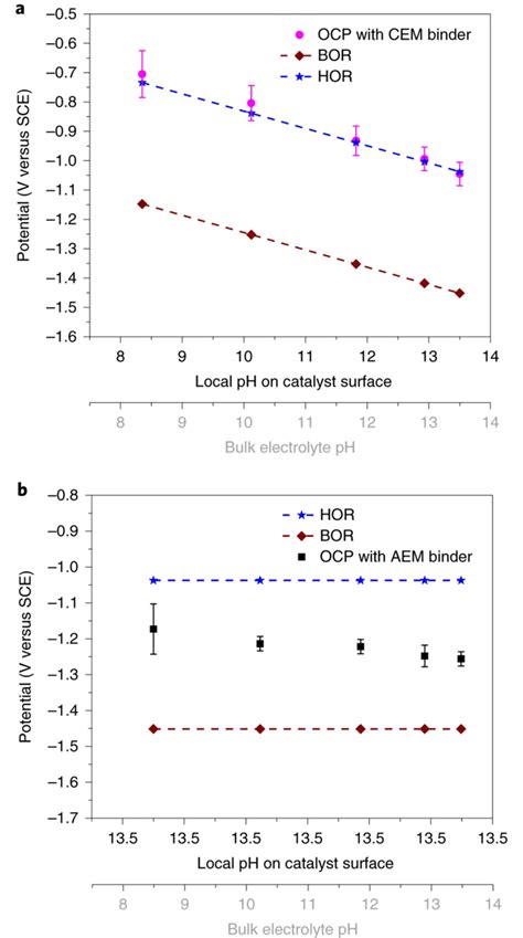 Evidence For Strong And Localized Ph Gradients Open Circuit Potential