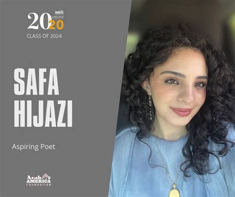 Arab America On Linkedin 🏅meet Safa Hijazi An Aspiring Poet Safa