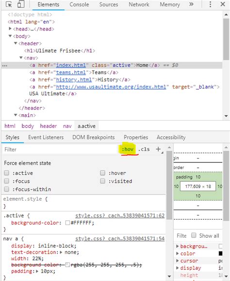 Css Html Activate Hover And Active States Permanently Stack Overflow