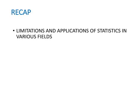 Introduction To Statistics Ppt