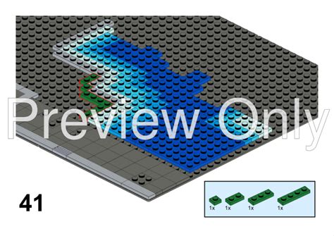 Lego Moc Modular Swimming Pool By Achrobrickz Rebrickable Build