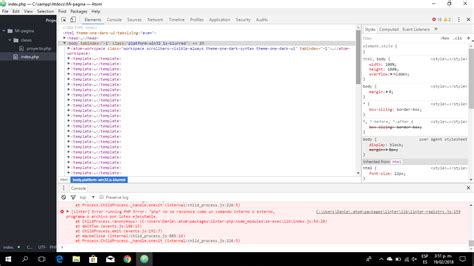 Li Linter Error Running Php · Issue 281 · Atomlinterlinter Php · Github