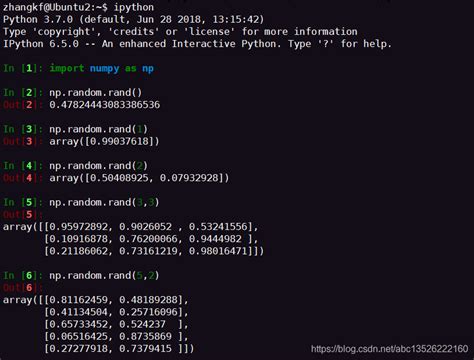 python笔记np random rand 函数和np random randn 函数 锦绣良缘 博客园