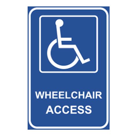 Wheelchair Access Sign Banner House