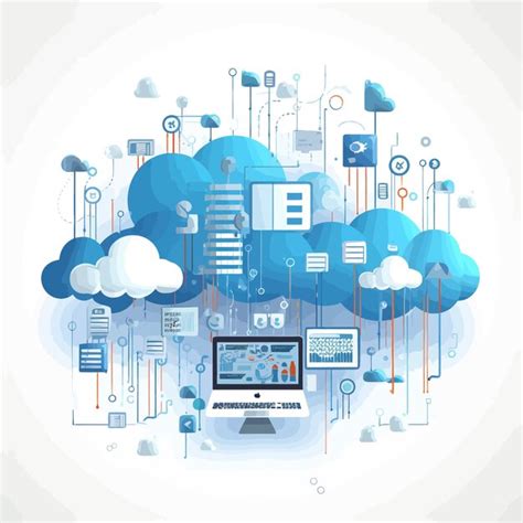 Premium Vector Cloud Computing Concept Vector Illustrated
