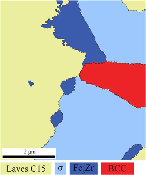 The Ebsd Phase Map Near The Interdendrite Region Of The Cocrfenizr
