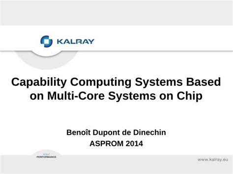 Pdf Capability Computing Systems Based On Multi Core Systems