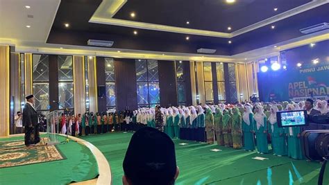 Apel Nasional Hari Santri Di Pwnu Jatim Kiai Marzuki Jadi Inspektur
