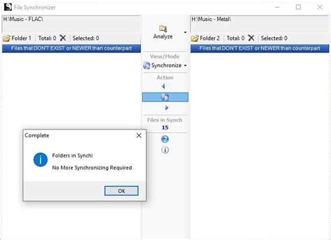 File Synchronizer Is A Freeware Tool That Compares 2 Folders And Lets