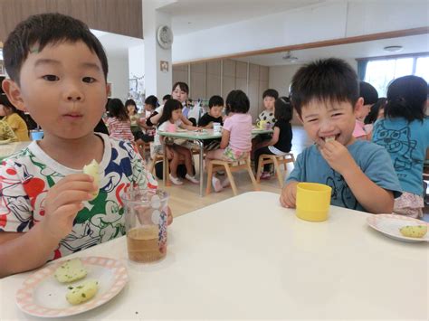 食農育 じゃがいも収穫 三玉保育園
