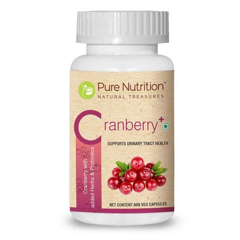Pure Nutrition Cranberry Plus Mg Capsules Price Uses Side Effects Composition