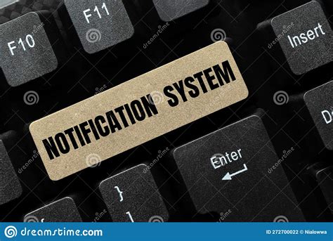 Hand Writing Sign Notification System Business Approach Do Not Forget To Be Connected Social