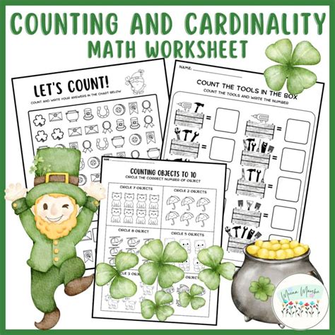 Counting And Cardinality Vol2 Math Worksheet With Picture By Meena