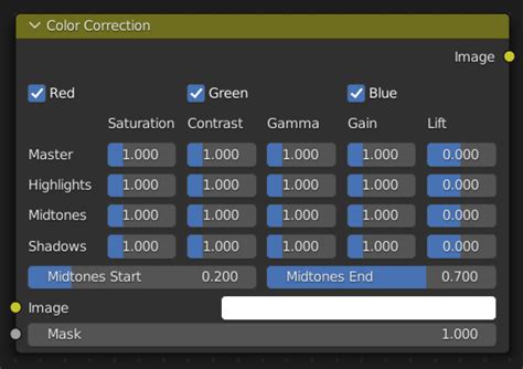 Color Correction Node Blender Manual