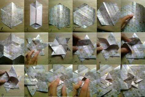 Origami Star Of David Tutorial Origami Jewish Star Origami Folding