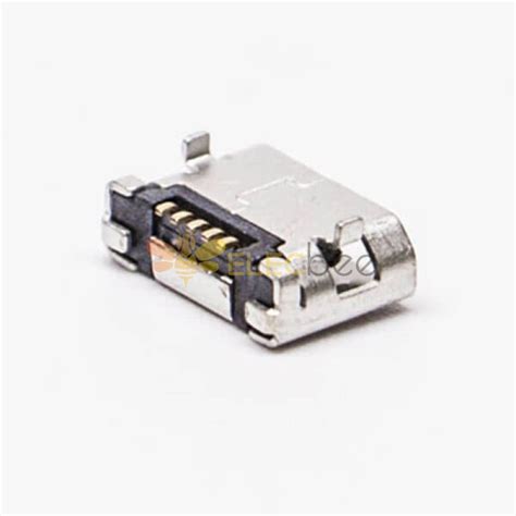 Elecbee Micro Usb Female Pinout Dip 565 Type B Smt 5 Pin For Phone 20pcs